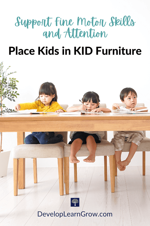 Correct Sitting Posture for Kids - Important Tips! - DEVELOP LEARN GROW