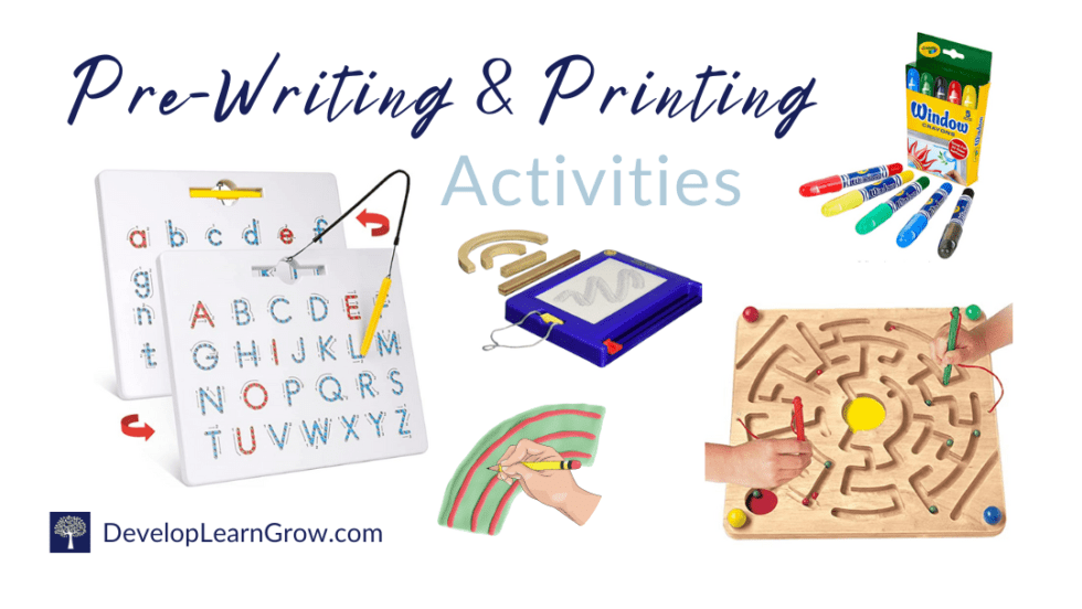 33 Sensory Kindergarten and Preschool Writing Activities - DEVELOP ...