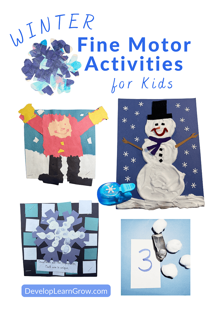 33 Fun Winter Activities for Kids - Occupational Therapy Ideas - DEVELOP LEARN GROW